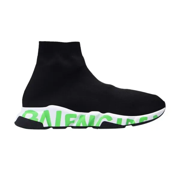 Balenciaga Speed Sneaker Midsole Graffiti - Black