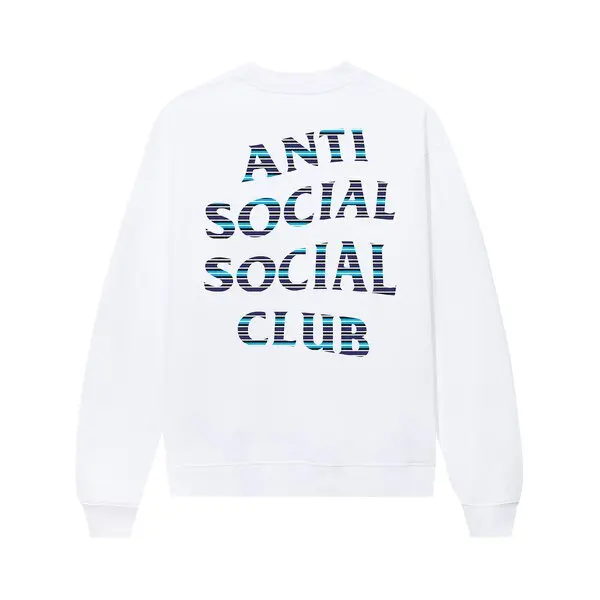 ANTI SOCIAL SOCIAL CLUB X Fragment Design Logo Crewneck - White