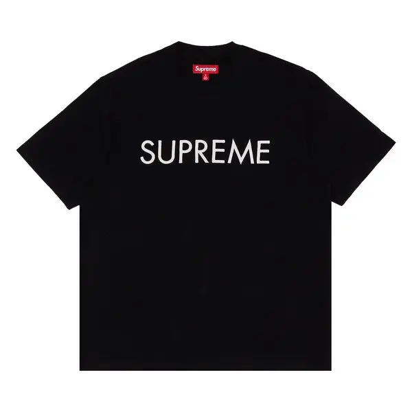 Supreme Capital Short-sleeve Top - Black