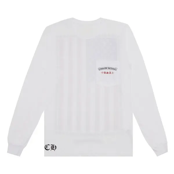 Chrome Hearts Usa Flag Long-sleeve