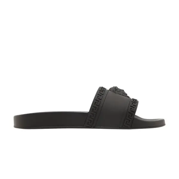 Versace Palazzo Medusa Pool Slide - Black