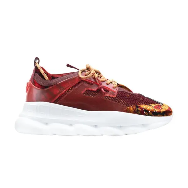 Versace Chain Reaction Sneakers - Red
