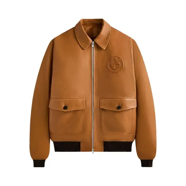 Kith Leather Hawthorne Flight Jacket - Tan
