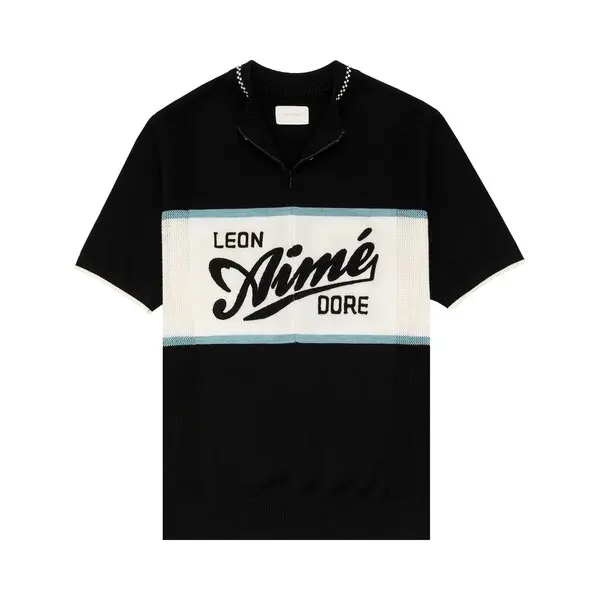 Aimé Leon Dore Knit Cycling Jersey - Black