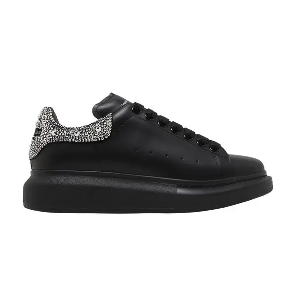 Alexander McQueen Oversized Crystal Sneaker - Black