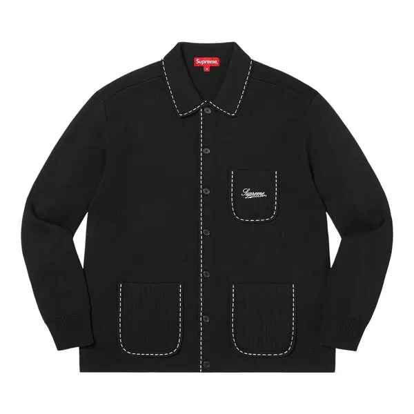 Supreme Contrast Stitch Button-up