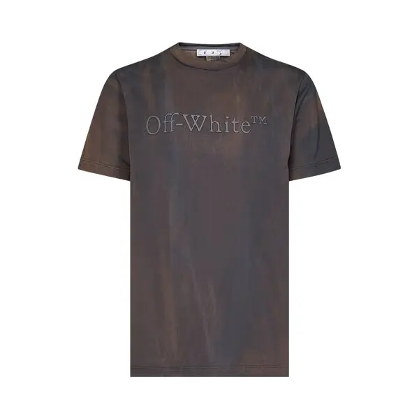 Off-White Bookish Land Slim Short-sleeve Tee