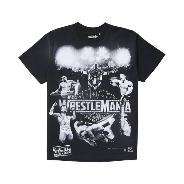 HELLSTAR X Wwe Wrestlemania T-shirt - Black