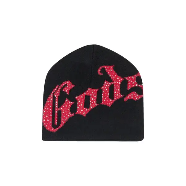 GODSPEED Og Logo Studded Beanie - Black
