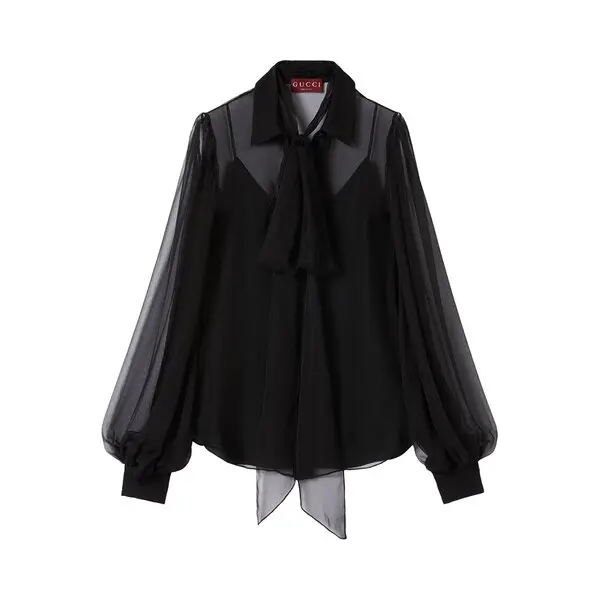 Gucci Silk Chiffon Blouse