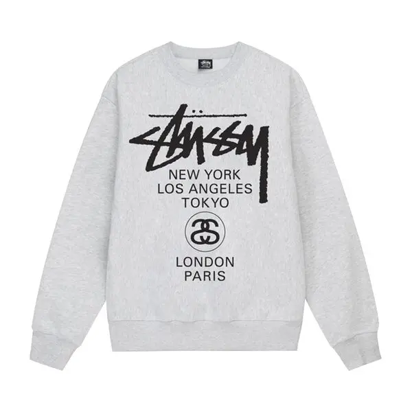 StÜssy World Tour Crewneck - Black