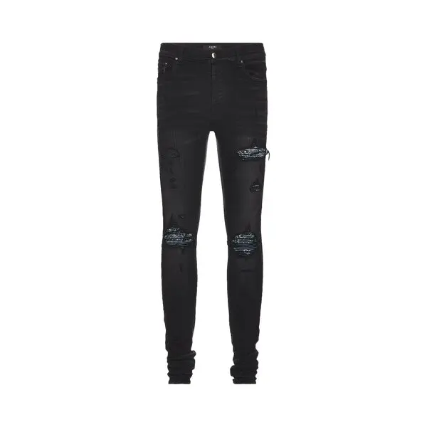 Amiri Mx1 Bandana Jeans - Black
