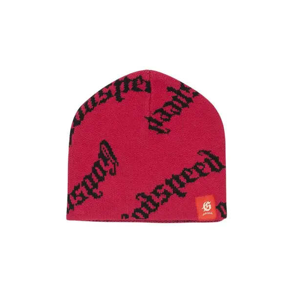 GODSPEED Logo Beanie - Red