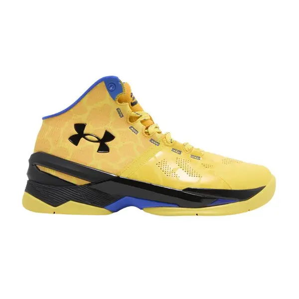 Under Armour Curry 2 Retro Gs 'double Bang' Sneakers - Yellow