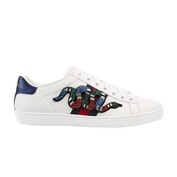 Gucci Ace Kingsnake Sneakers - White