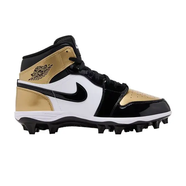 JORDAN 1 Mid Td Cleat - Gold