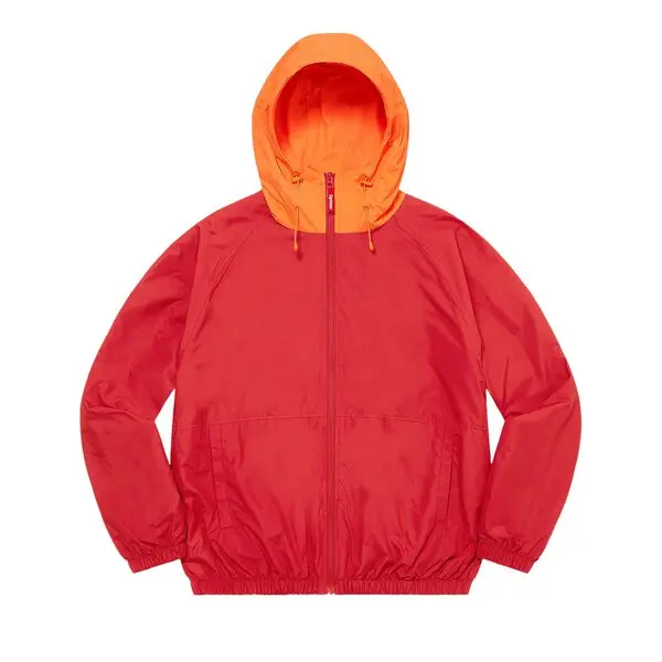 Supreme Lightweight Nylon Hooded Jacket - Red