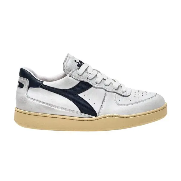 Diadora Mi Basket Low Sneakers White Editorialist