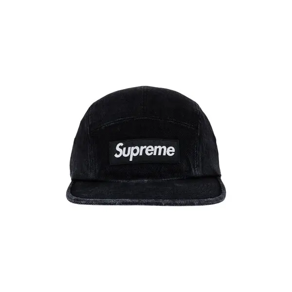 Supreme Denim Camp Cap - Black