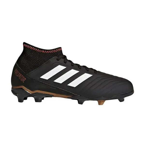 Adidas Predator 18.3 Firm Ground J Football Boots - Black