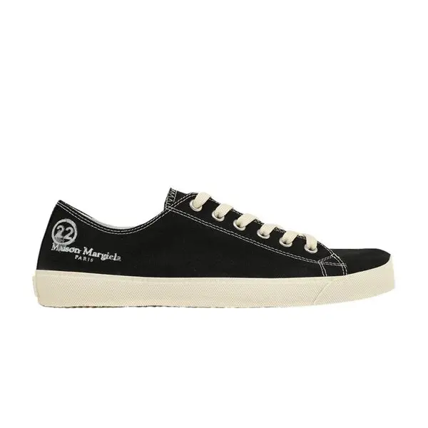 MAISON MARGIELA Tabi Lace Up Sneaker - Black