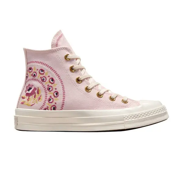CONVERSE Chuck 70 High Embroidered Florals - Pink