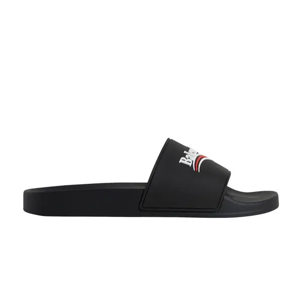 Balenciaga Pool Slide Sandal - Black