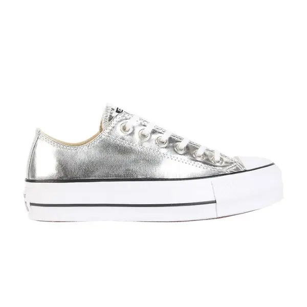 CONVERSE Chuck Taylor All Star Lift Ox Sneakers - Silver