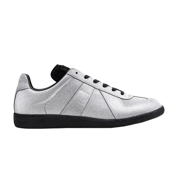 MAISON MARGIELA 22 Replica Glitter Sneakers - Silver