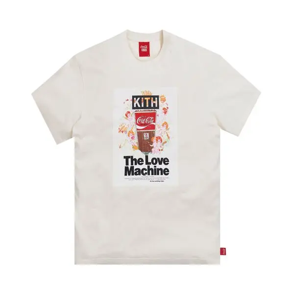 Kith X Coca-cola Love Machine Vintage Tee - Cream