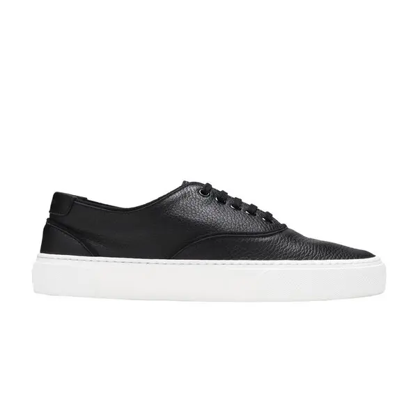 Saint Laurent Venice Lace Up Sneakers - Black