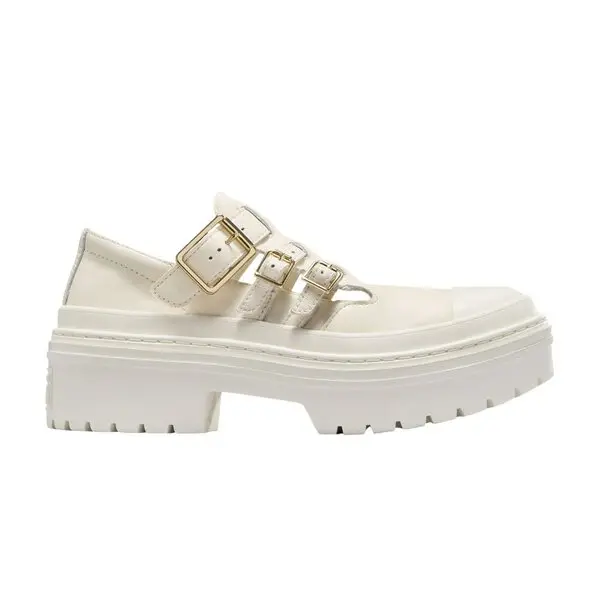 CONVERSE Chuck Taylor All Star Lugged Heel Mary Jane Platform Low - Cream
