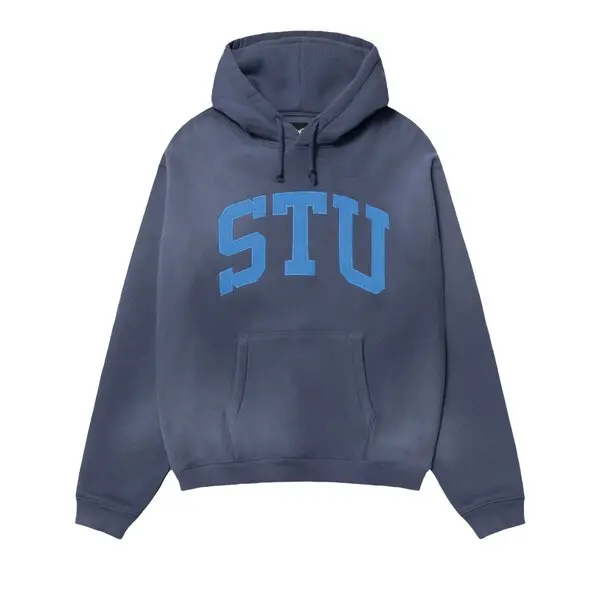 StÜssy Stu Appliqué Hoodie - Blue
