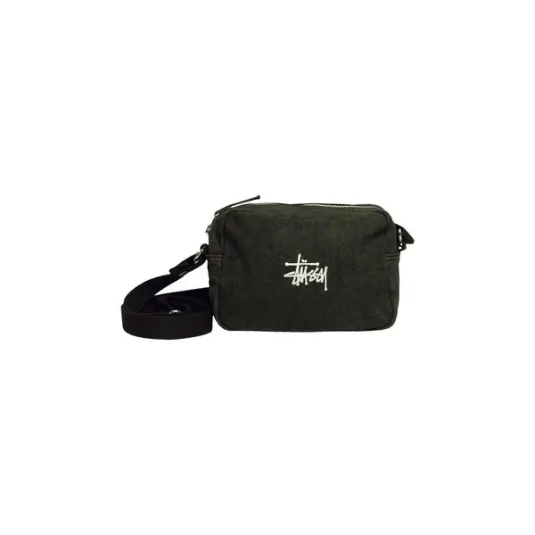 StÜssy Needle Punch Side Pouch - Black