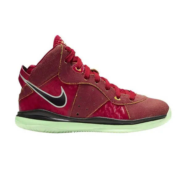 Nike Lebron 8 Ps 'empire Jade' Sneakers - Red