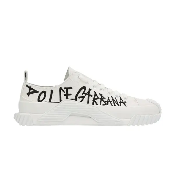 Dolce & Gabbana Portofino Low Logo Sneakers - White