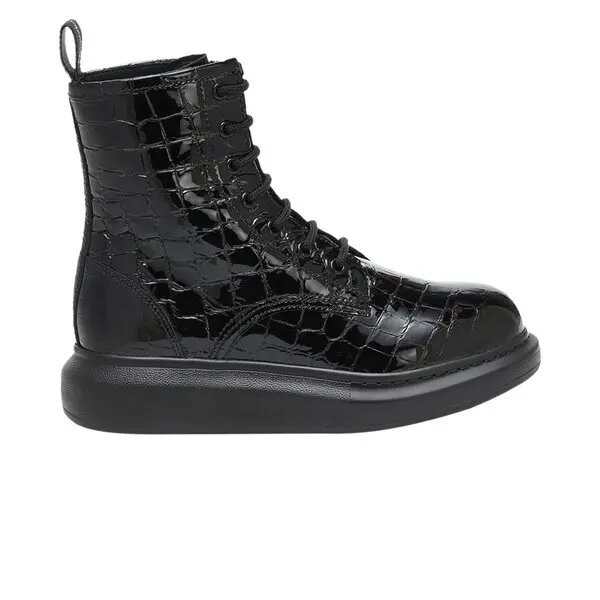 Alexander McQueen Hybrid Ankle Boots - Black
