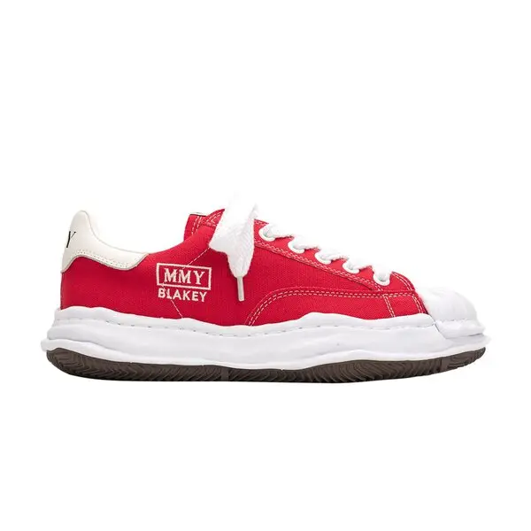 Mihara Yasuhiro Blakey Og Sole Canvas Low - Red