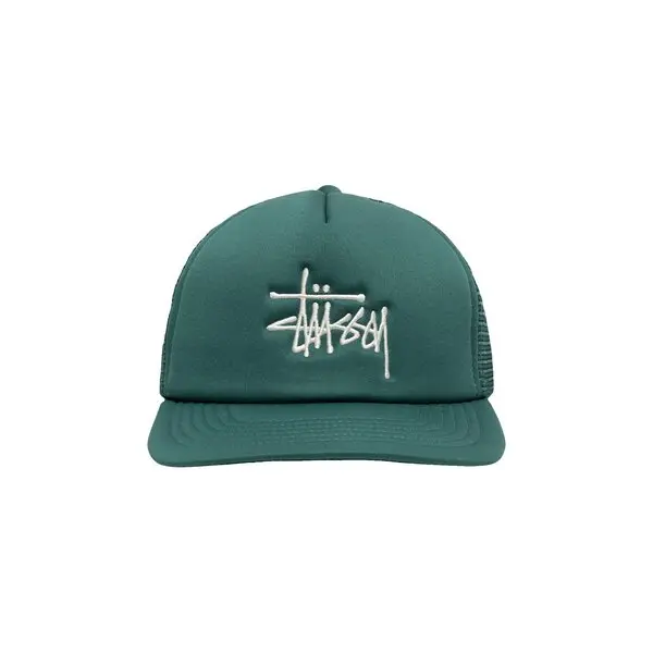StÜssy Big Basic Trucker Cap - Green