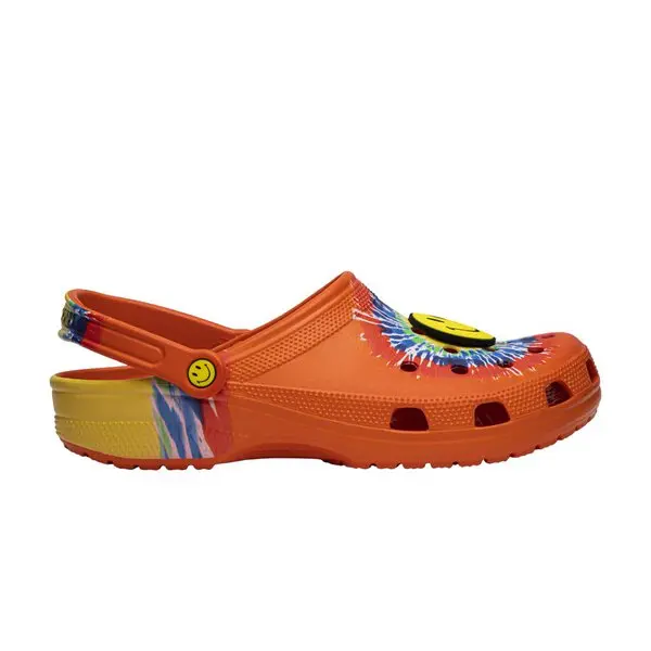 CROCS Chinatown Market X Tie Dye Smiley Clog - Multicolor