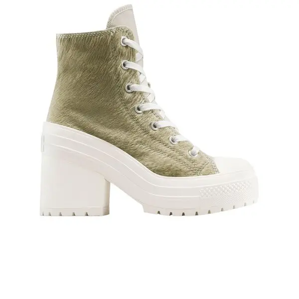 CONVERSE Chuck 70 De Luxe Heel Platform High 'pony Hair - Tan