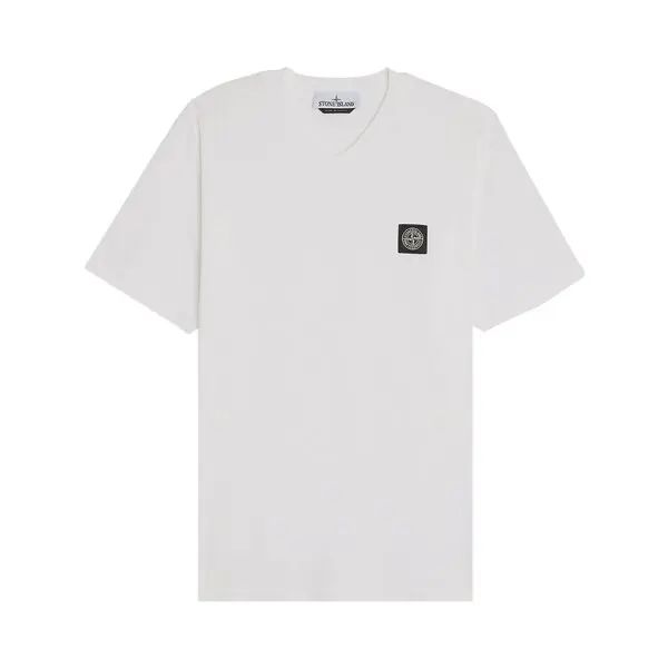 Stone Island Compass Patch Logo T-shirt - White