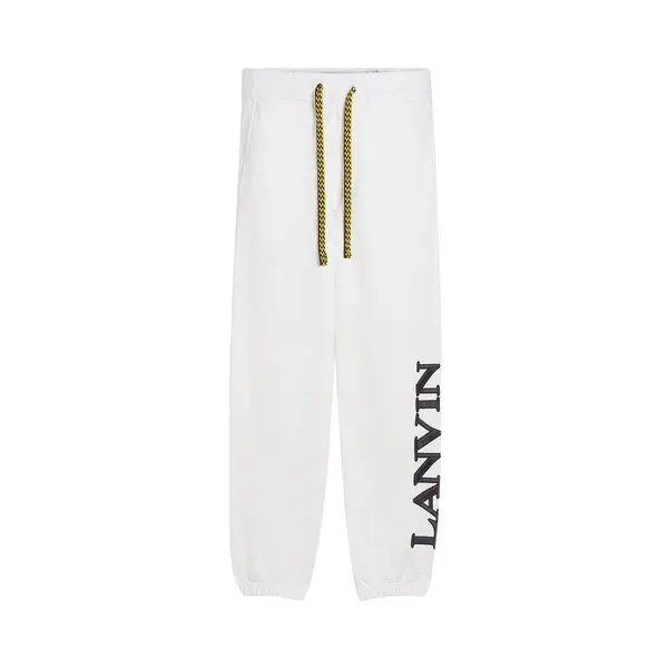 LANVIN Logo Embroidered Sweatpants