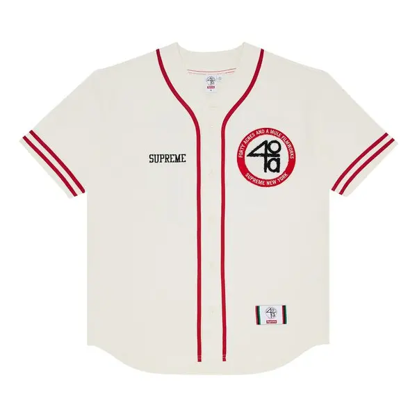Supreme X 40 Acres Twill Baseball Jersey