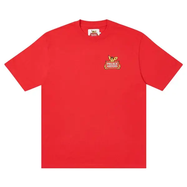 PALACE X Stella Artois P-skim T-shirt - Red