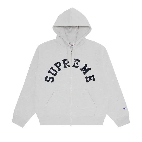 Supreme X Champion Zip-up Hooded Sweatshirt