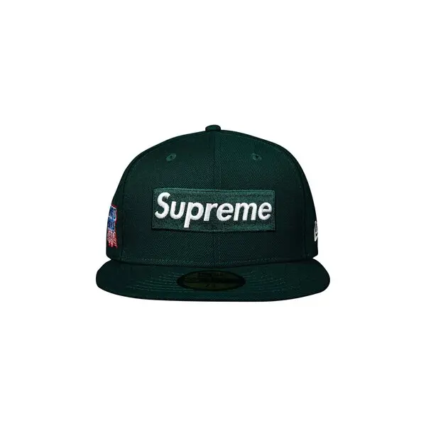 Supreme World Famous Box Logo New Era Cap - Green