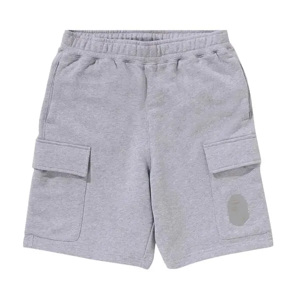 A BATHING APE Ape Head Cargo Sweat Shorts