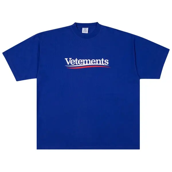 Vetements Campaign Logo T-shirt - Blue