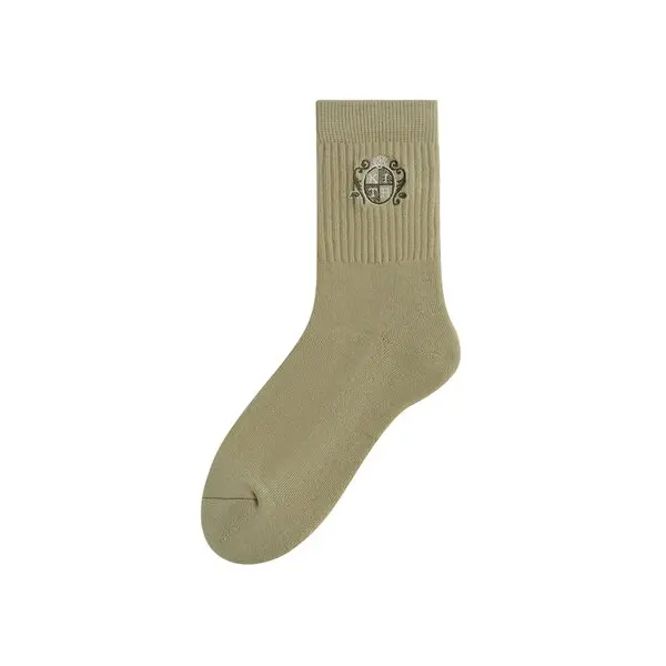 Kith Crest Mid Crew Socks - Green